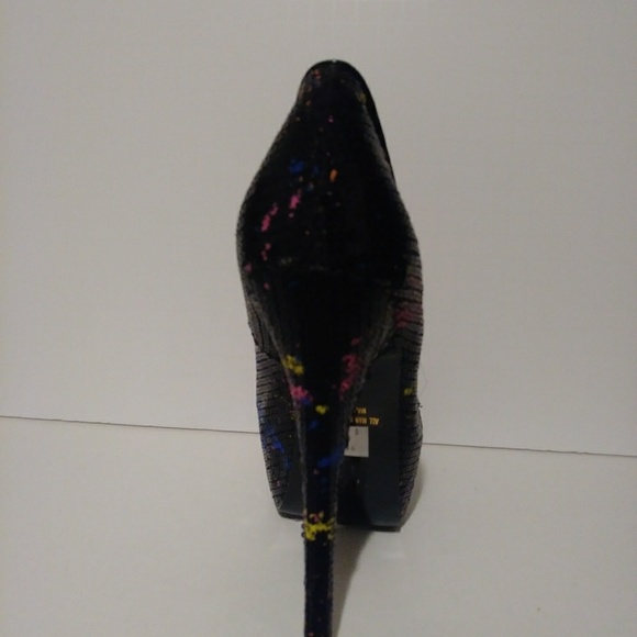 Sheikh | Shoes | Paint Splatter Stiletto High Heels | Poshmark